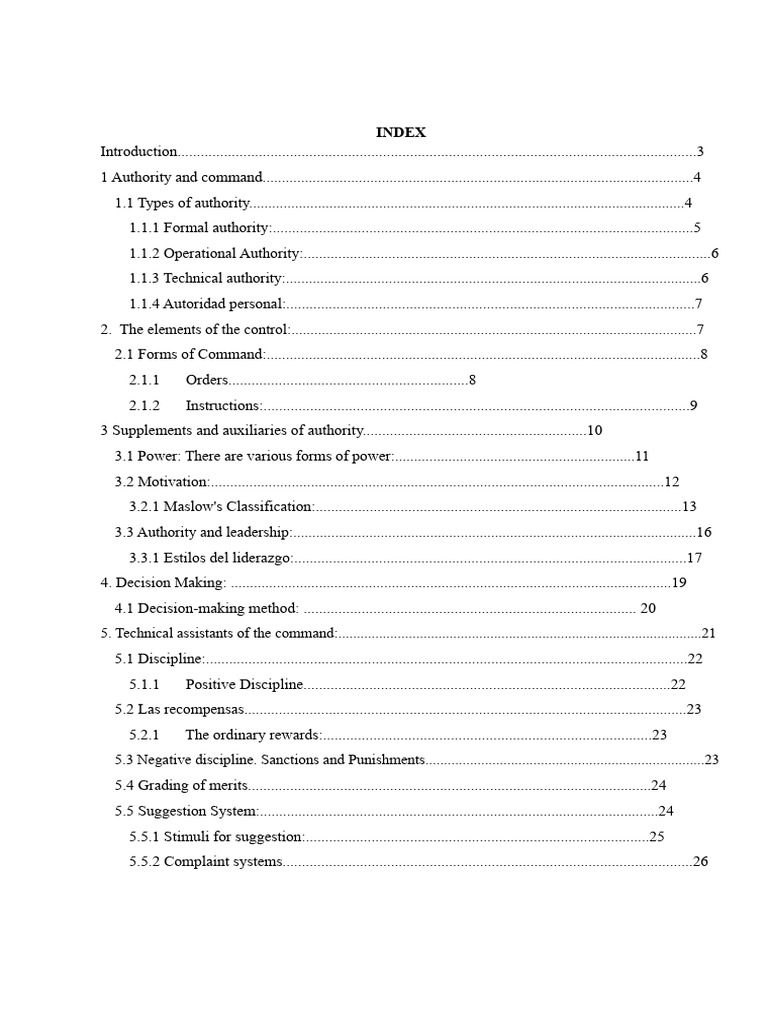 Authority and Command Group 5 | PDF | Motivation | Motivational