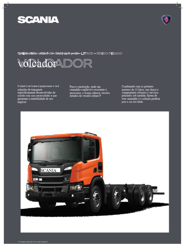 Caminhão Scania Cabine P 13 Litros | PDF | Veículo motorizado | Veículos