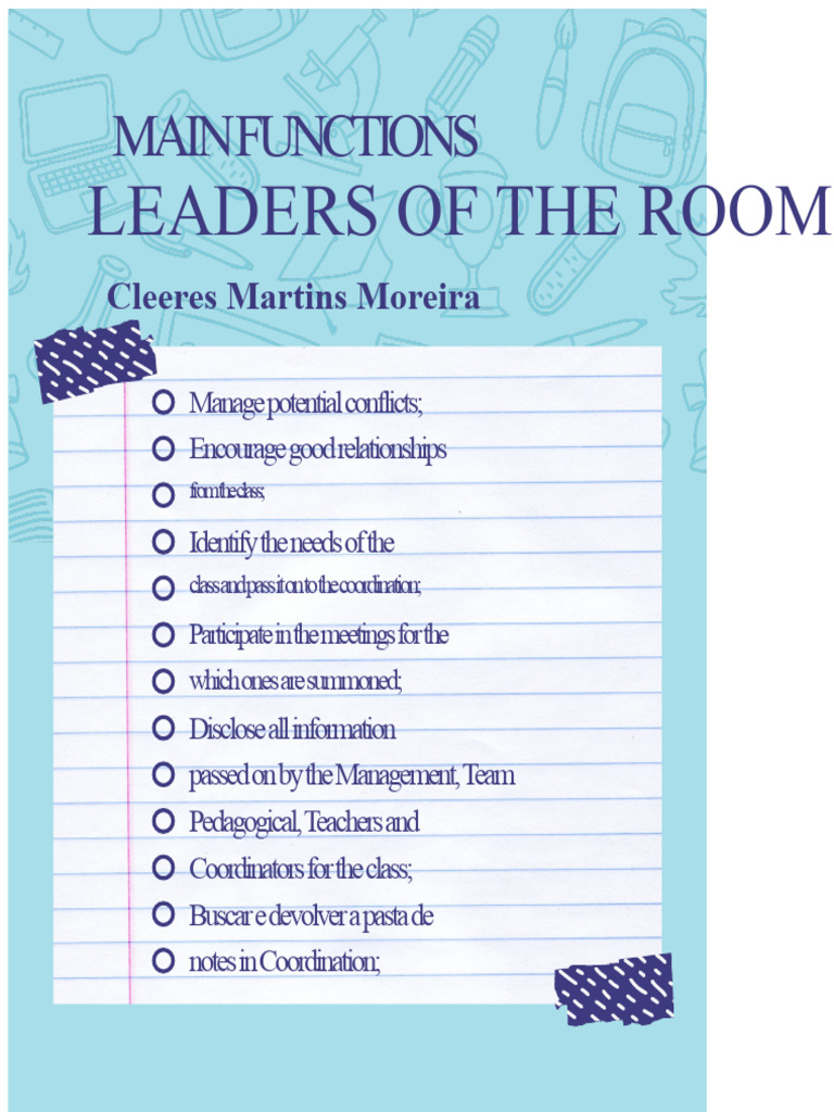 Functions of class leaders | PDF