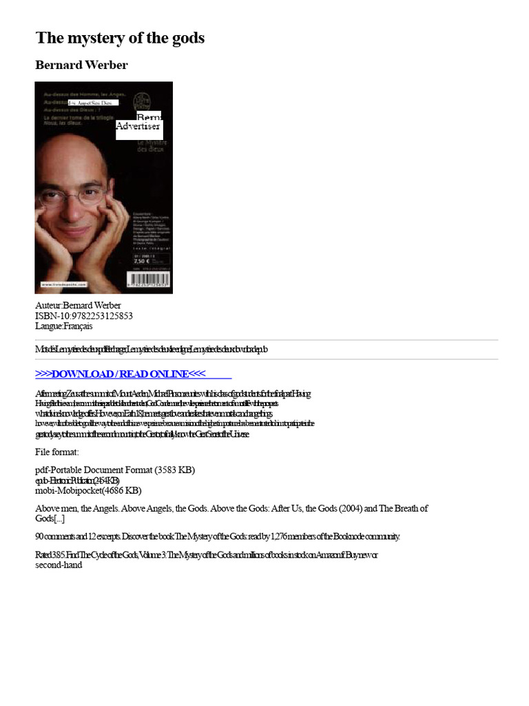 The Mystery of The Gods | PDF