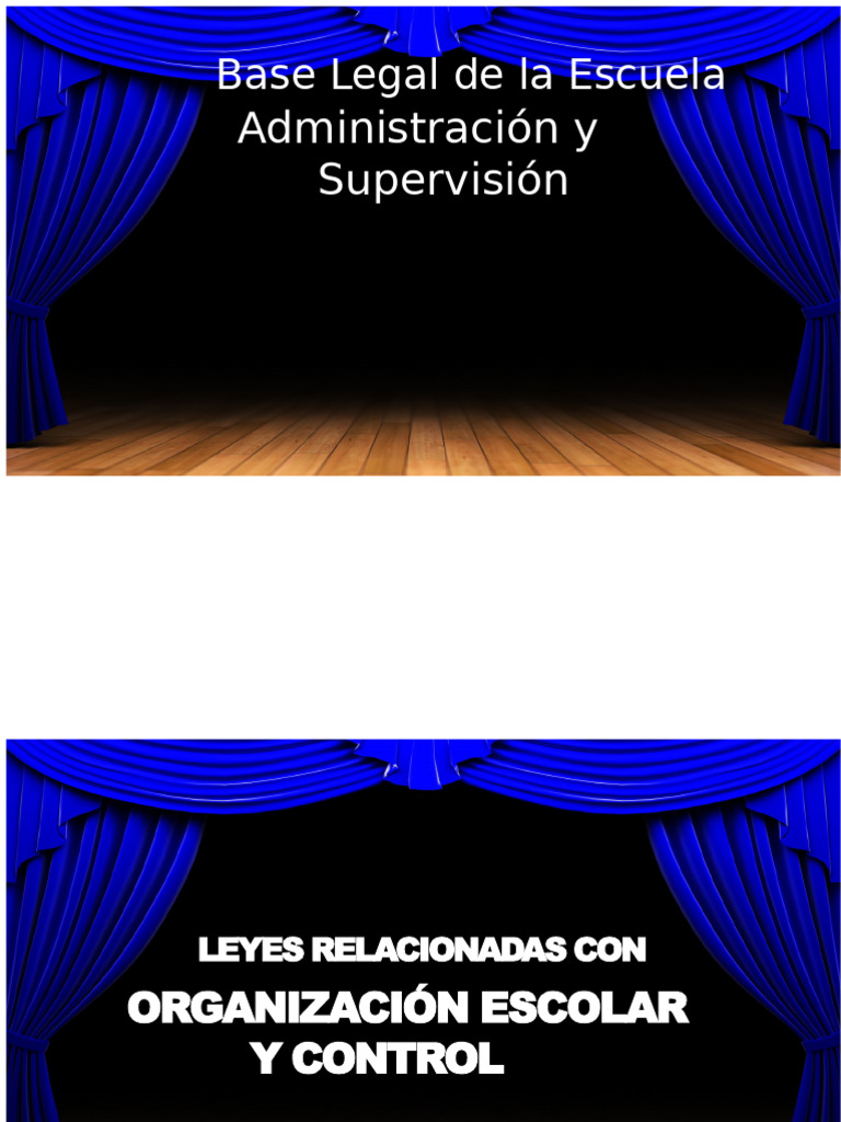 Base Legal de La Administración y Supervisión Escolar | PDF | Escuelas ...