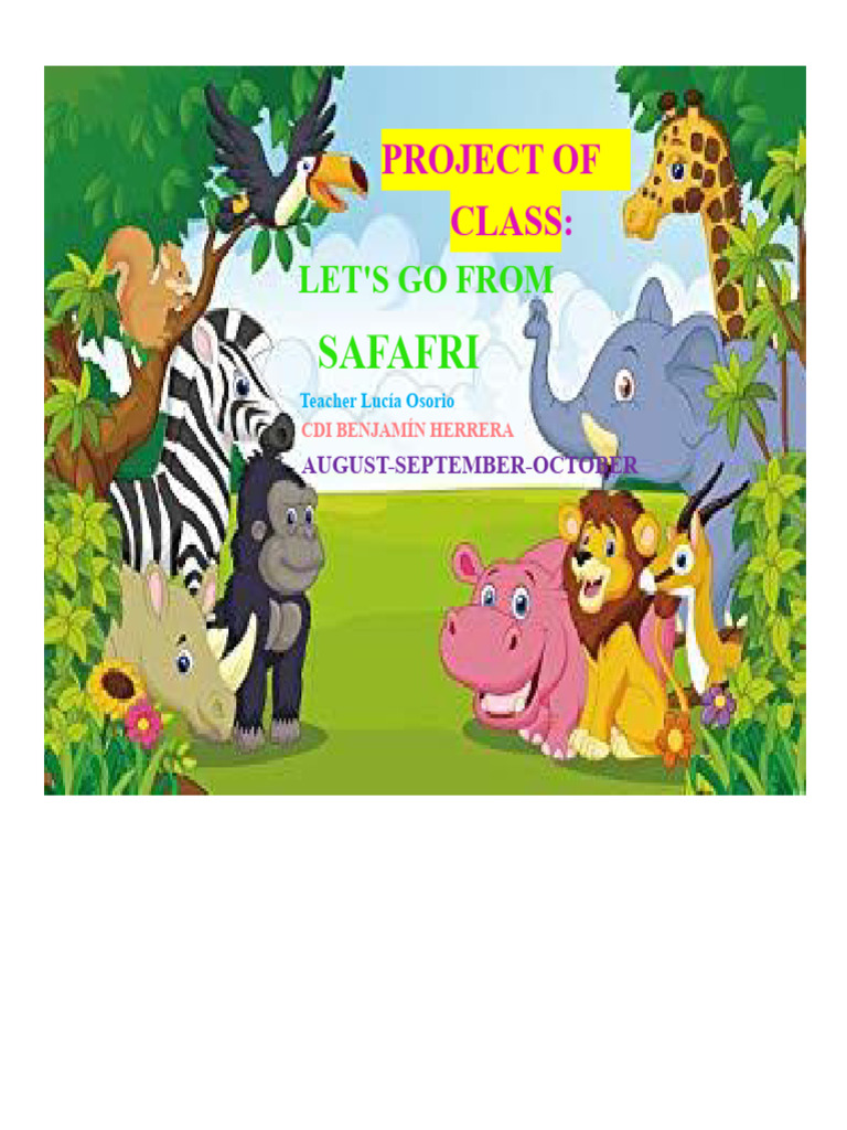 Project Let's Go on Safari | PDF | Knowledge | Cognitive Science