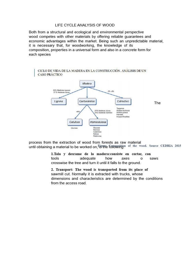 LIFE CYCLE ANALYSIS OF WOOD | PDF | Wood | Carbon Sequestration