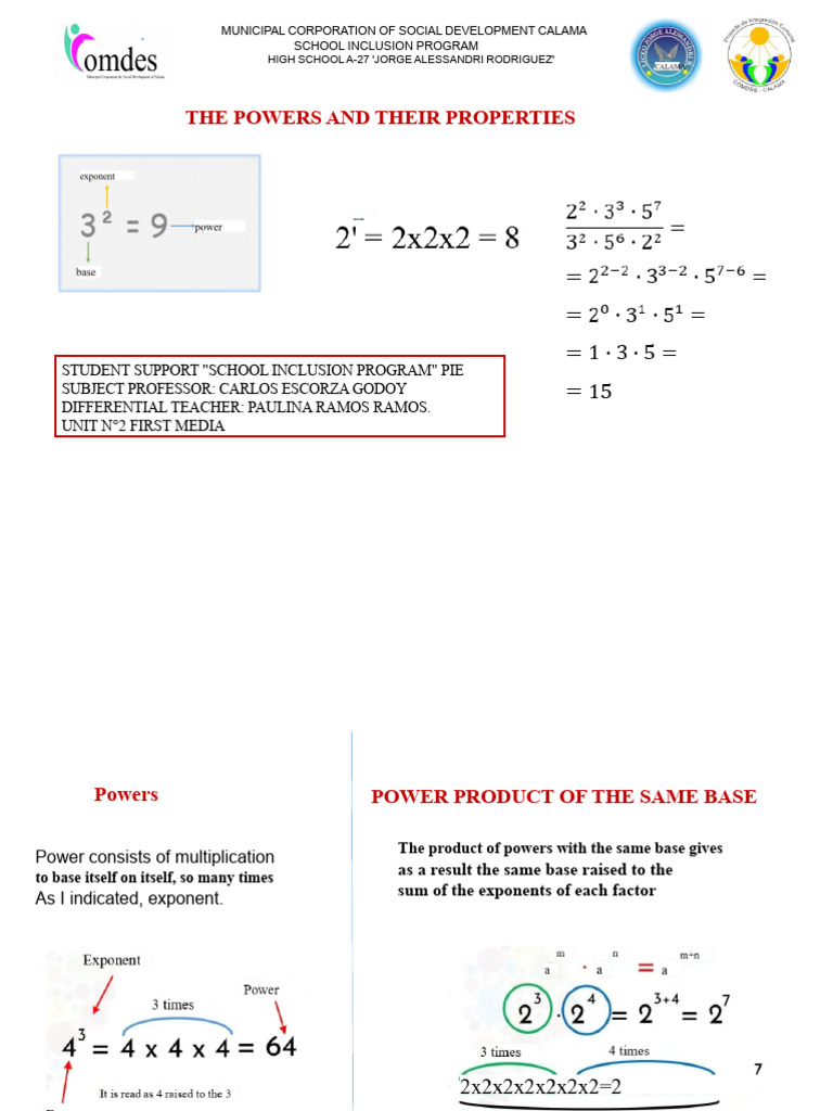 Properties of Powers | PDF