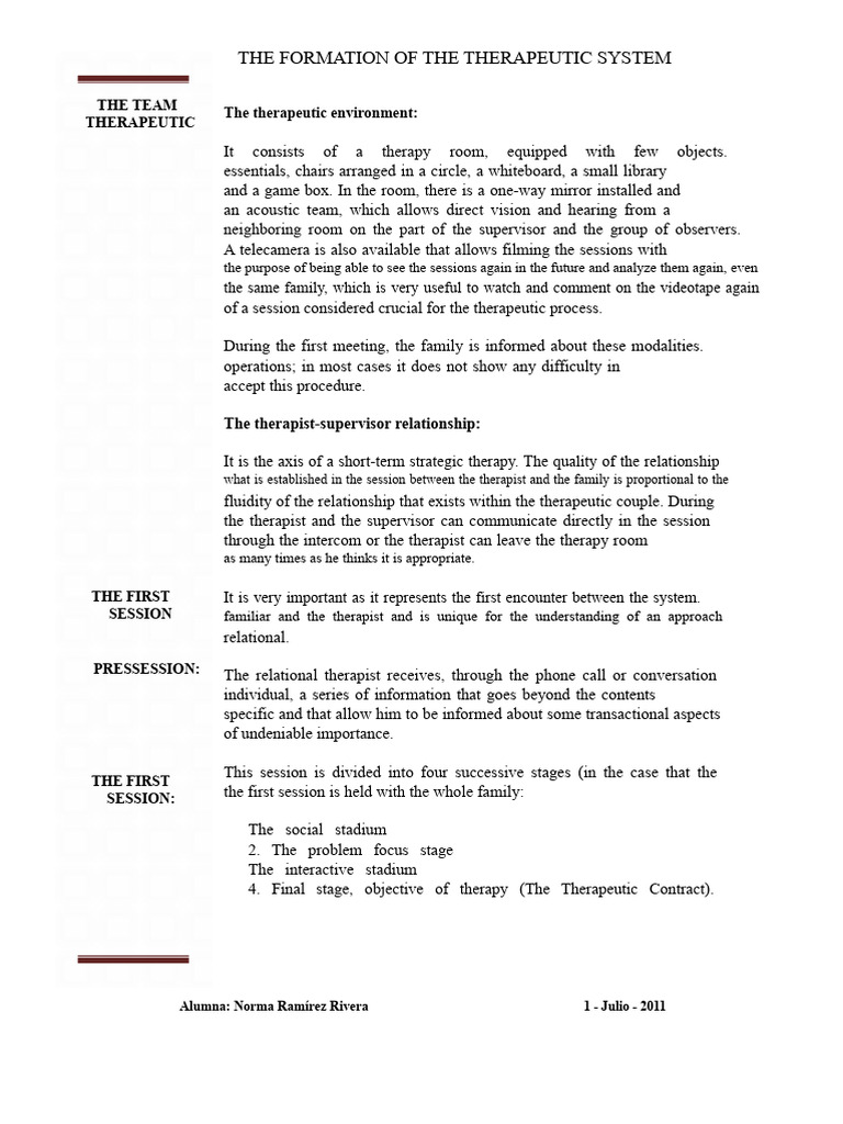 First Interview With The Family. M. Andolfi | PDF | Psychotherapy | Communication