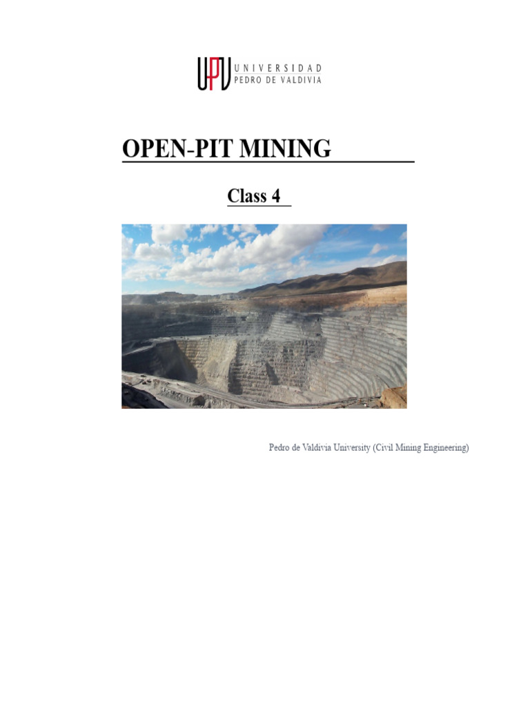 Open-Pit Mining: Road and Ramp Design | PDF | Road | Mining