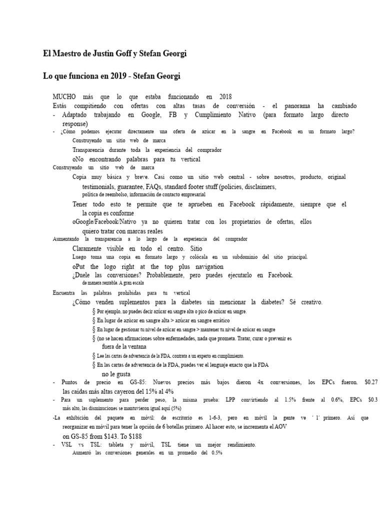 Notas Del Mastermind - Stefan Georgi, Justin Goff - 2019 | PDF ...