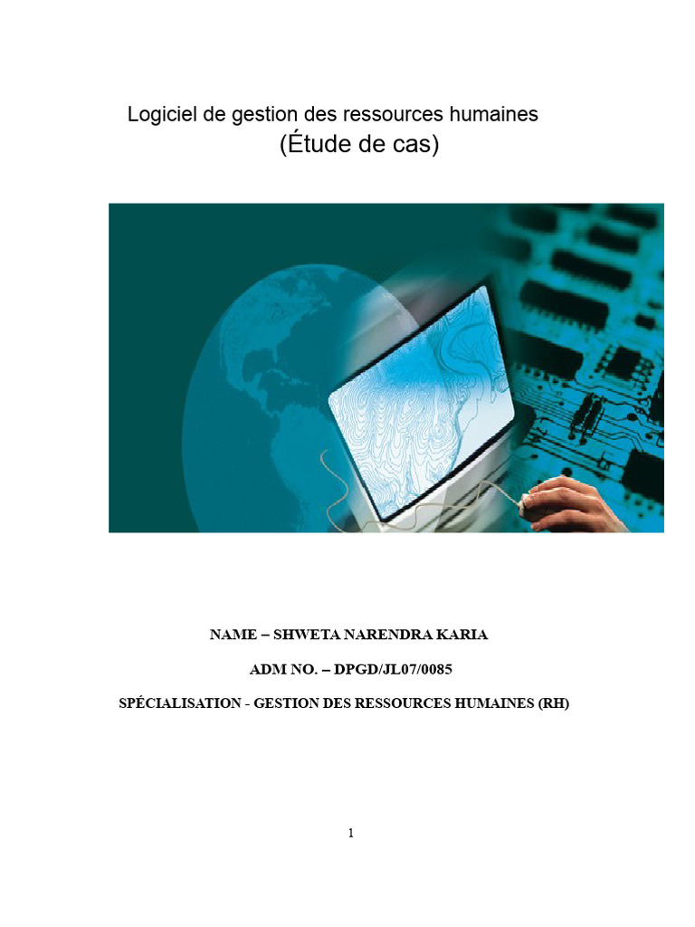 Étude de cas sur les SIRH en RH | PDF | Gestion des ressources humaines ...