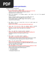 PPE Training Pre-Test and Answers | PDF | Personal Protective Equipment ...