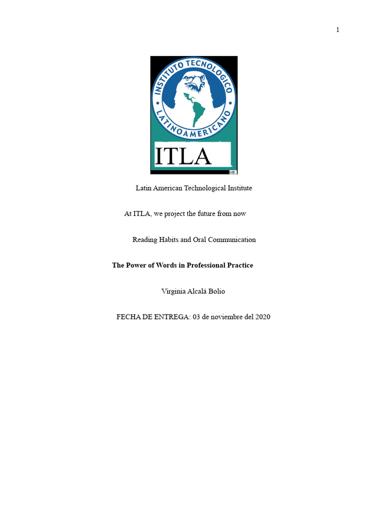THE POWER OF WORDS IN PROFESSIONAL PRACTICE | PDF | Communication ...