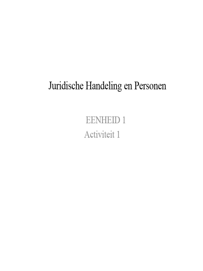 Schema Burgerlijk Recht | PDF