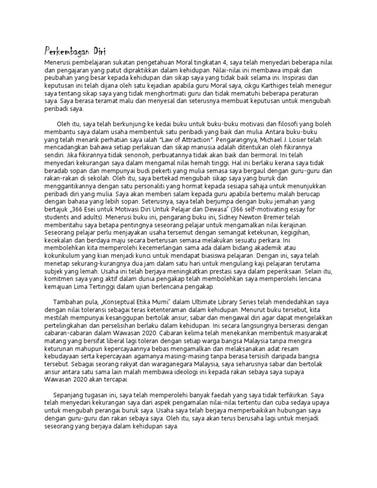 Perkembangan Diri | PDF