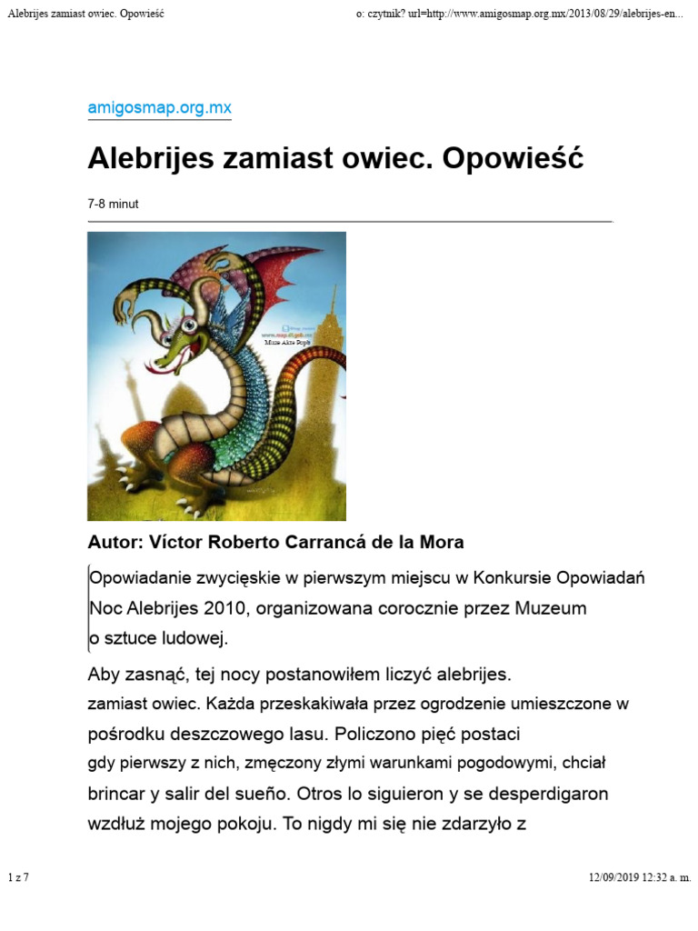 Alebrijes zamiast owiec. Bajka.pdf | PDF