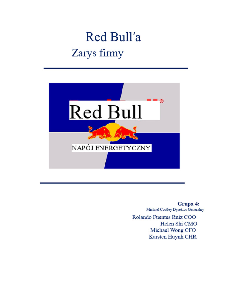 Analiza Red Bull | PDF