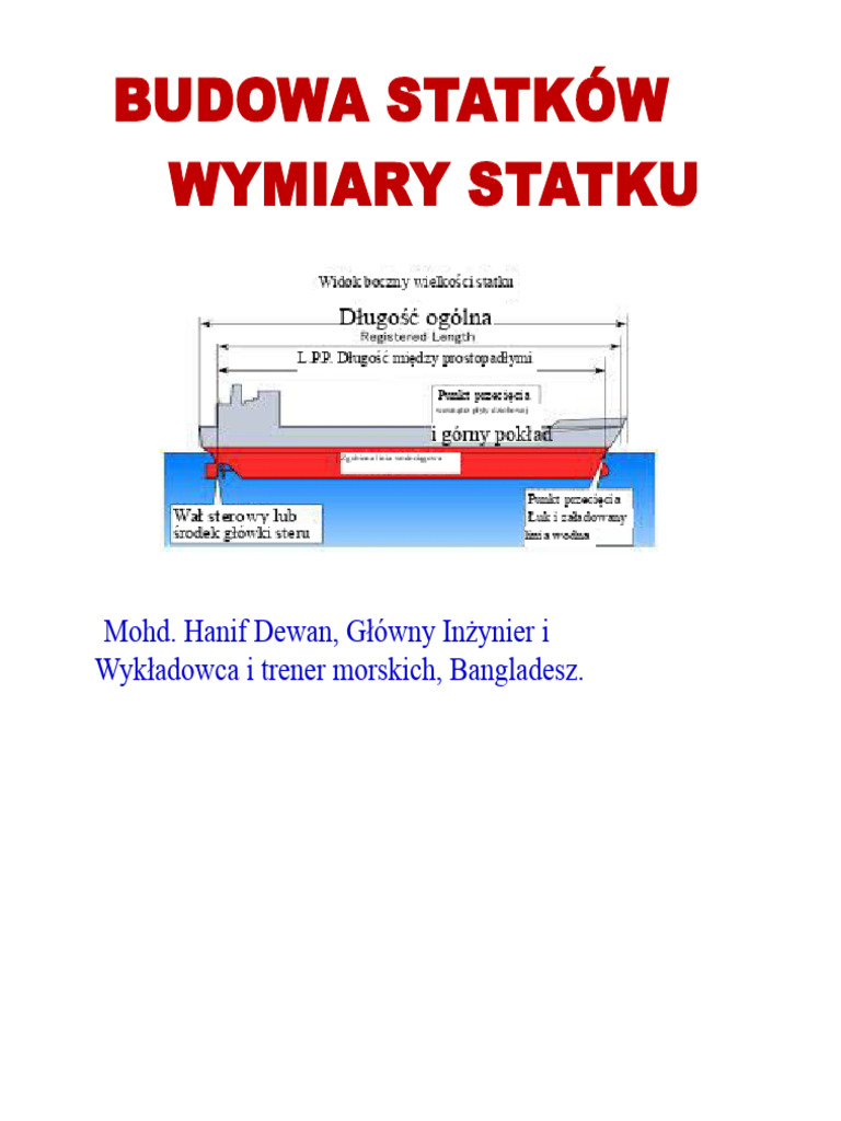 Budowa Statków Wymiary Statków | PDF