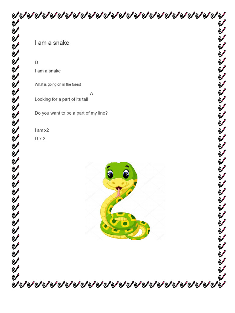 I Am A Snake | PDF
