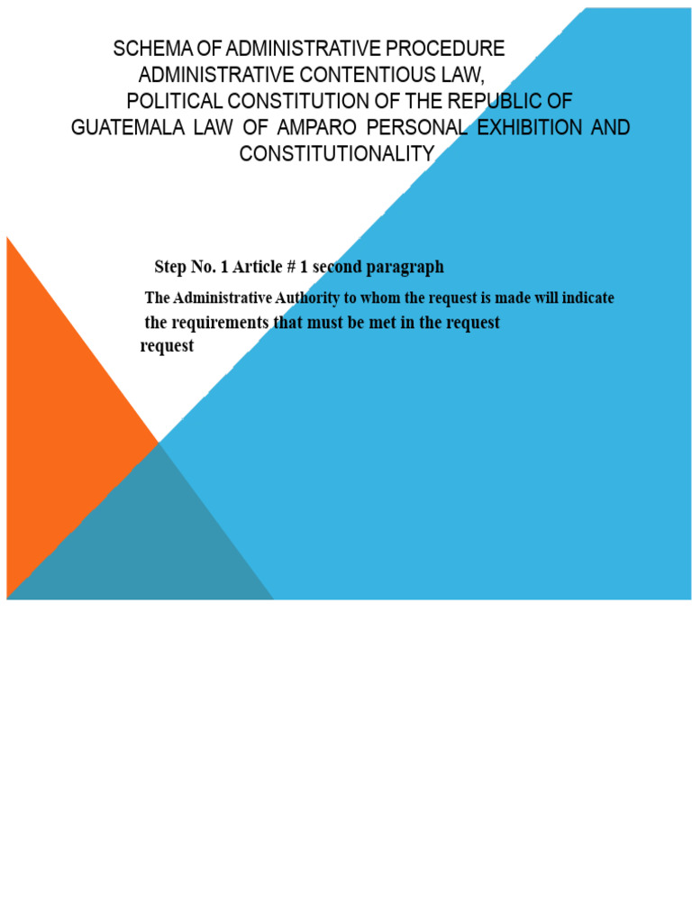 Administrative Procedure Schema Guatemala | PDF | Justice | Crime ...