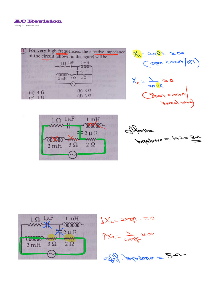 AC Revision | PDF