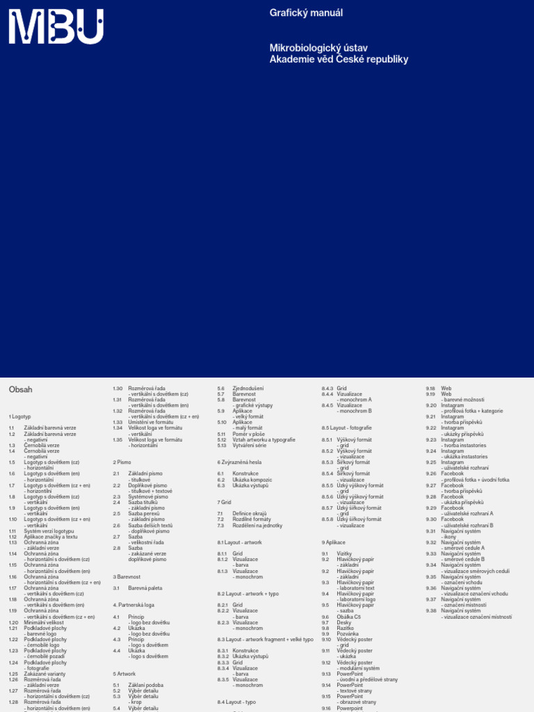 MBU Graficky Manual | PDF