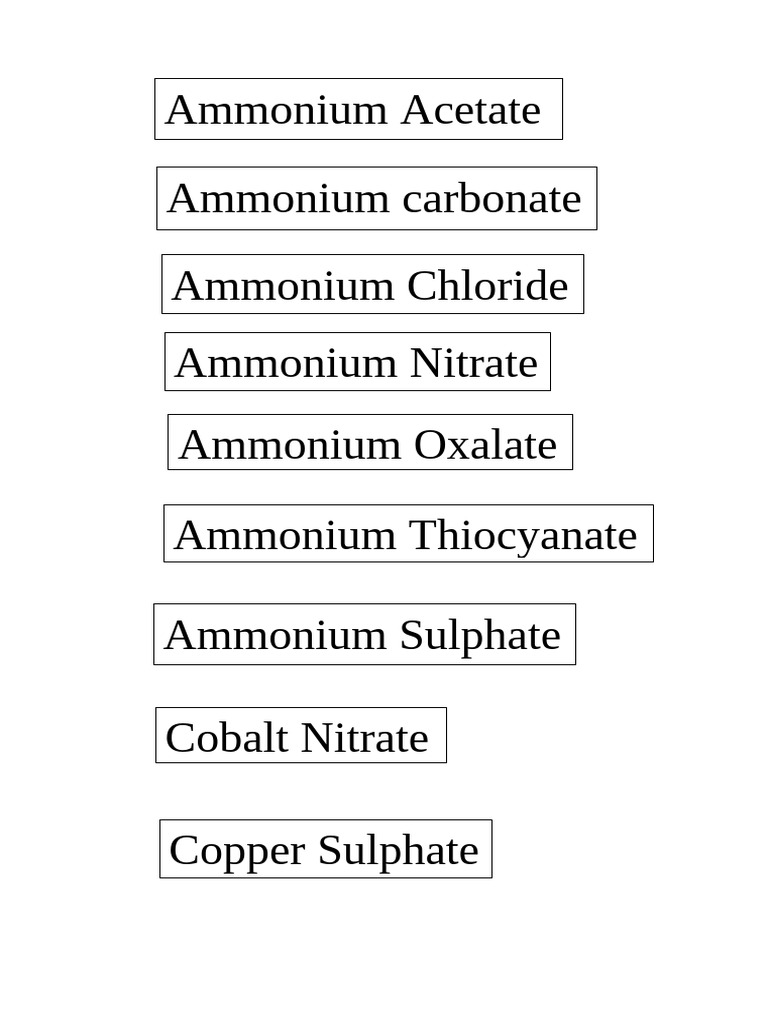 Bench Reagents | PDF