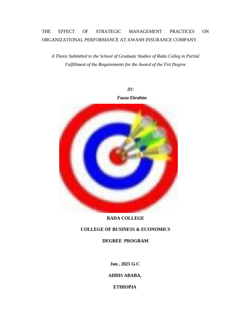 Faeza ebrahim650 | PDF | Strategic Management | Statistics
