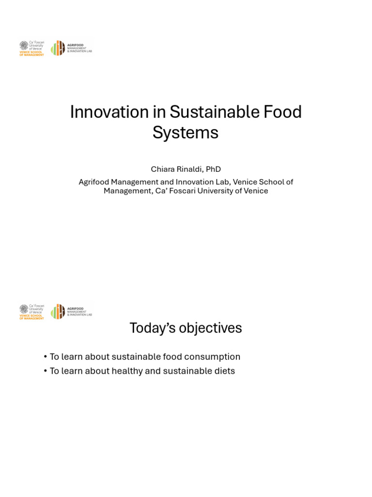 Sustainable Food Systems Innovation | PDF | Diet (Nutrition) | Diet ...