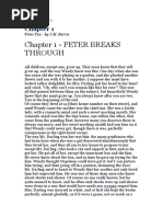 Peter Wendy Script | PDF | Neverland | Peter Pan