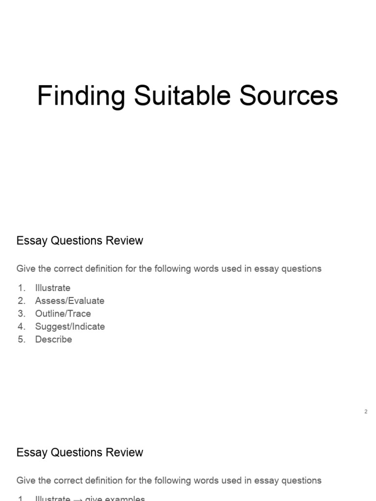 Finding Suitable Sources | PDF | Books | Libraries