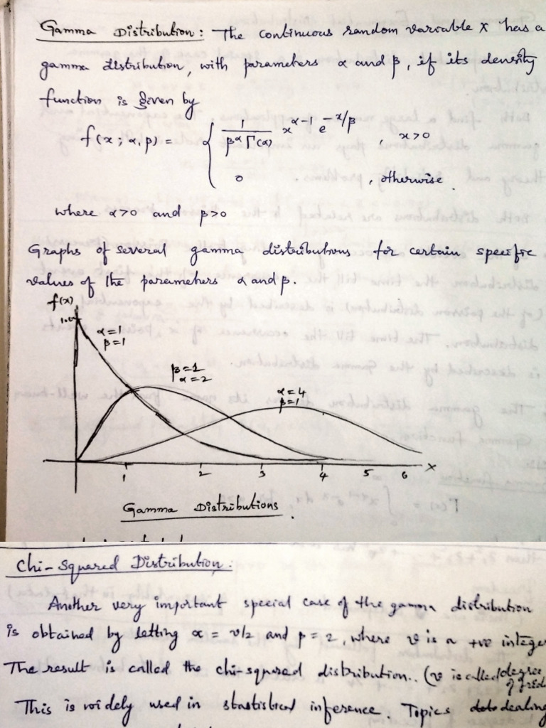 Chi Square, T and F Distributions.... | PDF