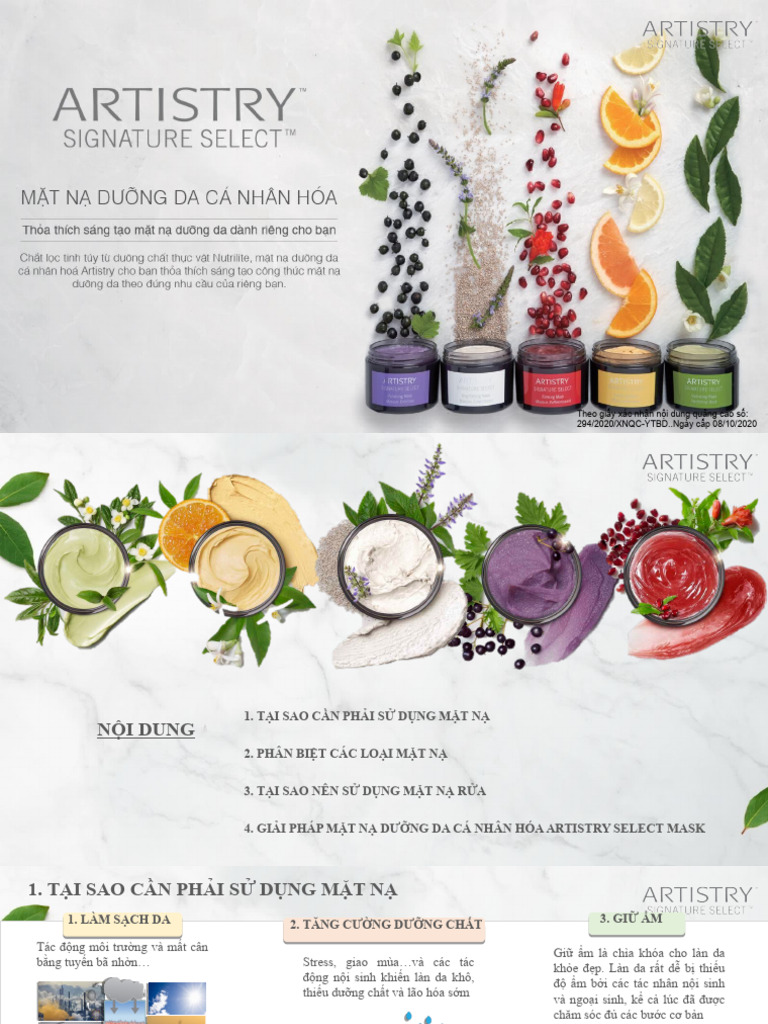 3. Artistry Signature Select Mask | PDF