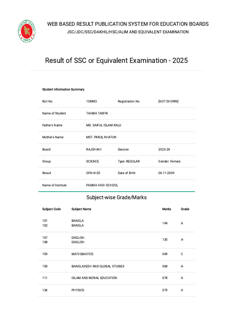 Web Based Result Publication System For Education Boards | PDF ...