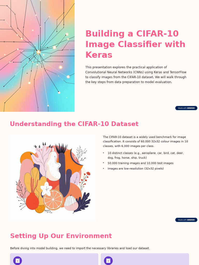 Building A CIFAR 10 Image Classifier With Keras | PDF | Computing | Cognitive Science