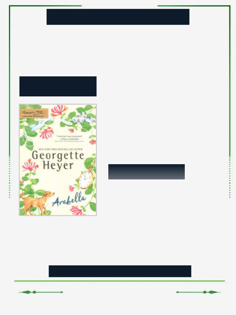 Arabella Georgette Heyer eBook official digital version | PDF