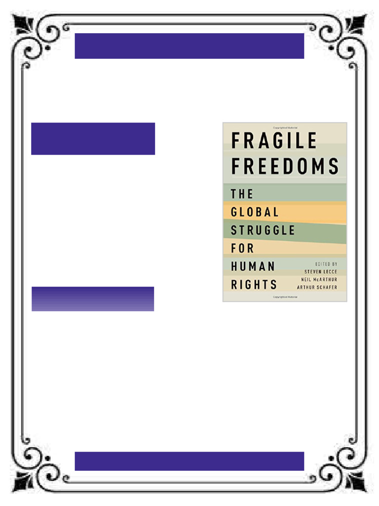 Fragile freedoms the global struggle for human rights 1st Edition Lecce ...