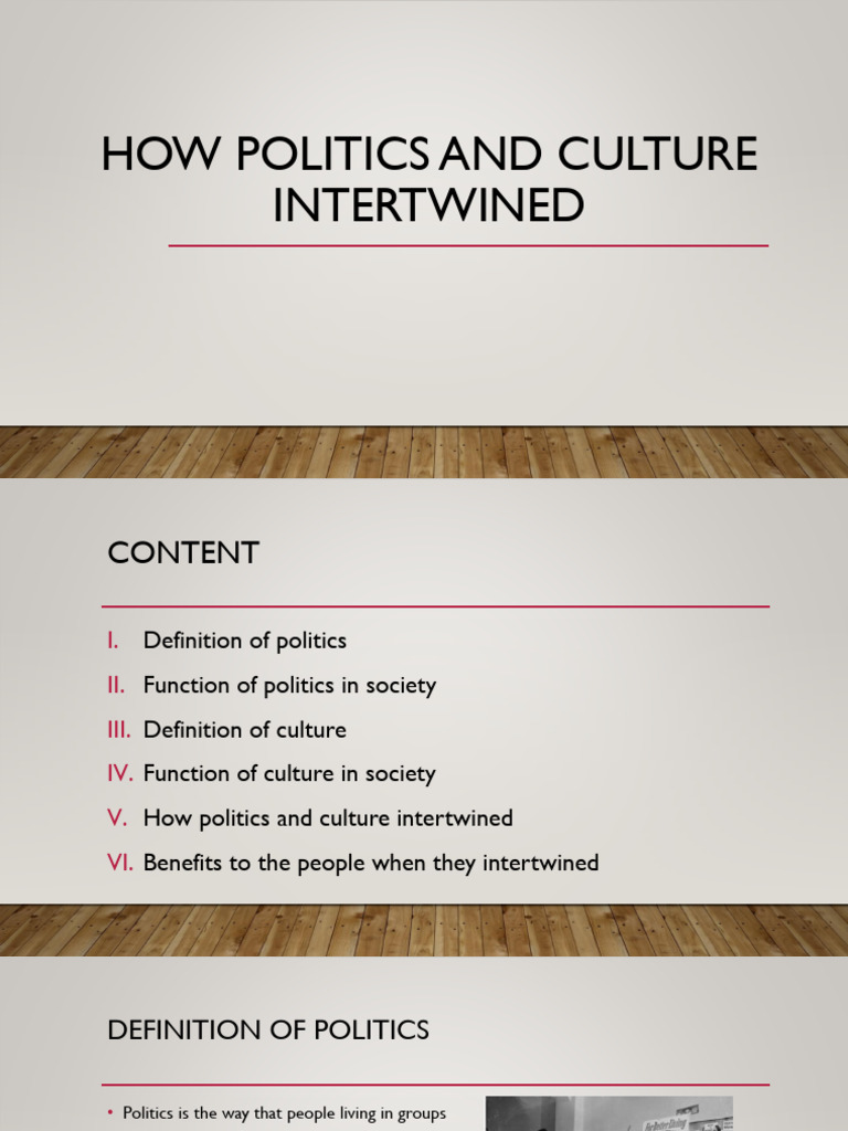 Interconnection of Politics and Culture | PDF | Attitude (Psychology ...