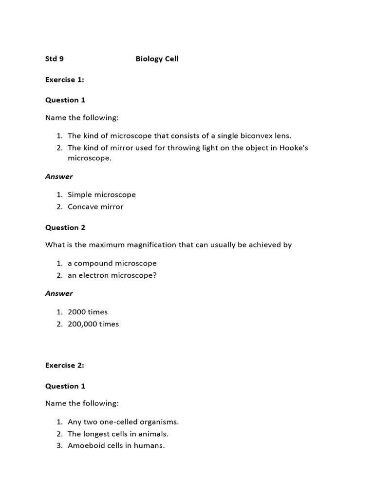 Biology-Cell | PDF | Cell (Biology) | Cell Nucleus