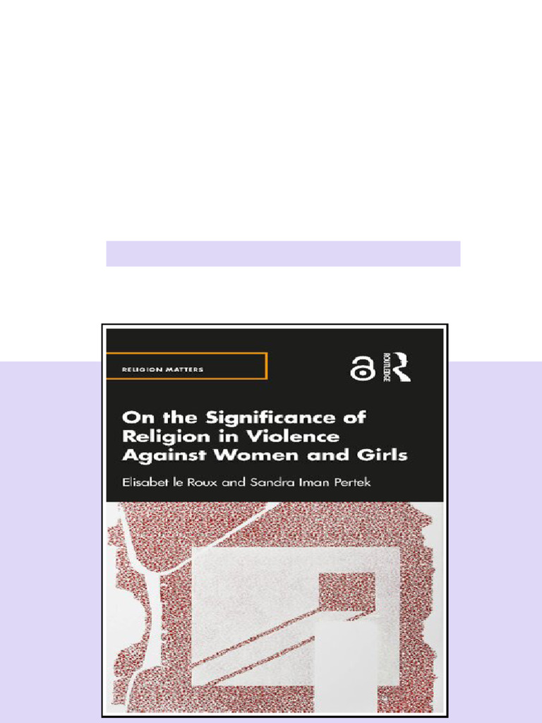 (Ebook) On the Significance of Religion in Violence Against Women and ...