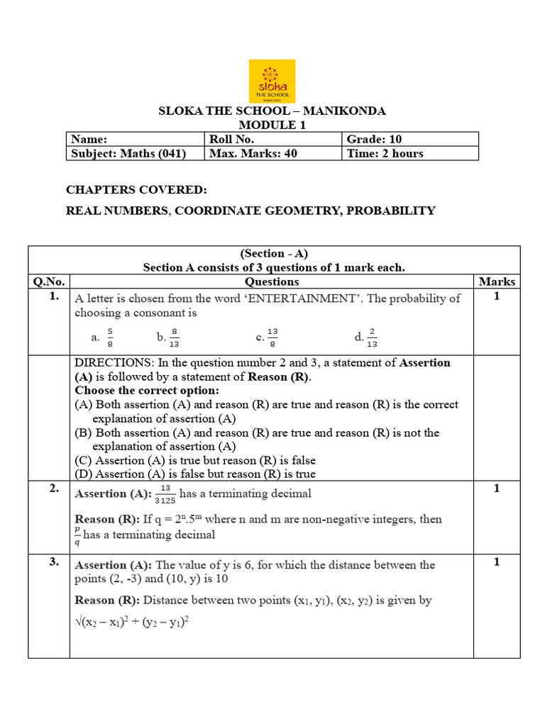 Grade 10 Module Maths (2) | PDF | Blood Type | Blood