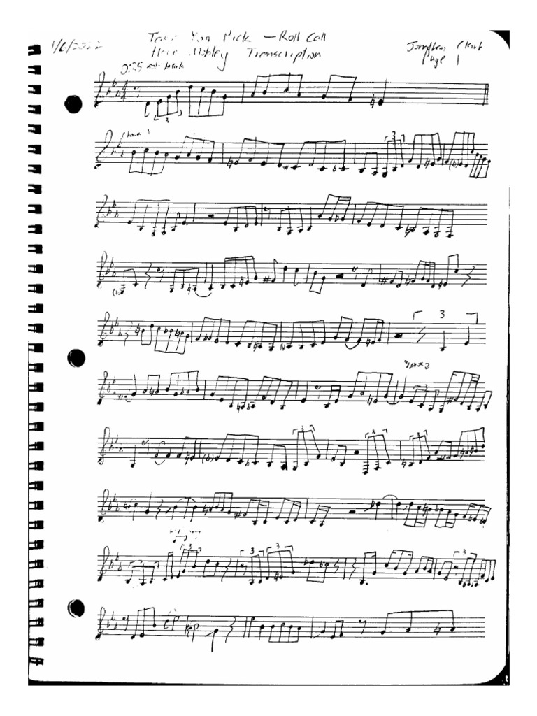 Hank Mobley - Take Your Pick - Roll Call | PDF