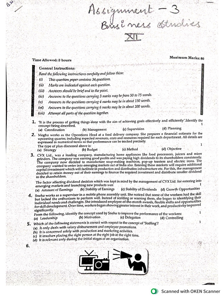 Assignment 3 B. St. | PDF