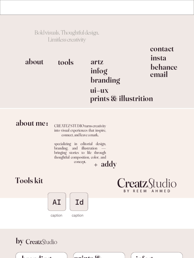 Creative Branding & Editorial Design Studio | PDF