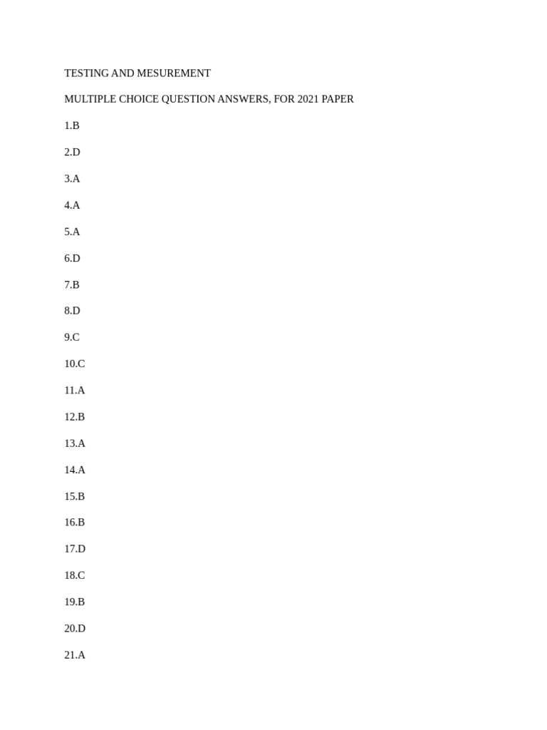 Testing and Mesurement | PDF | Educational Assessment | Quantitative ...