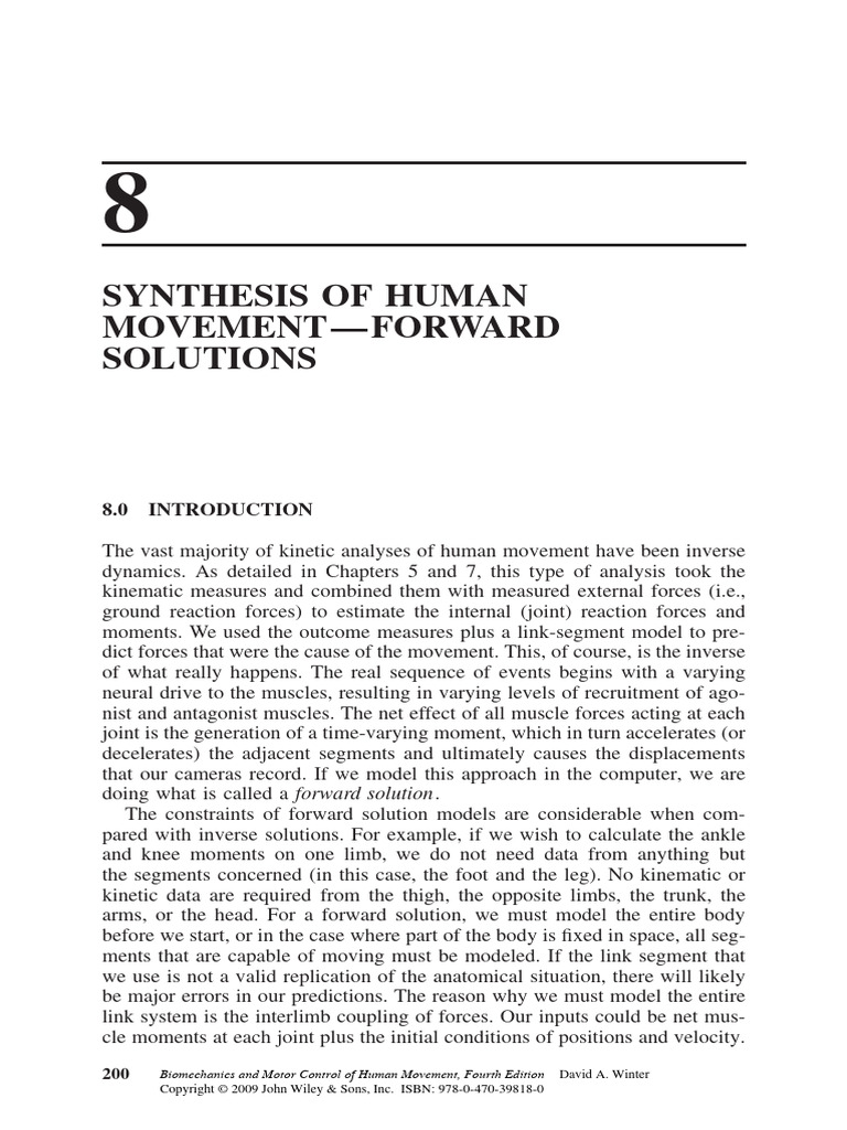 Biomechanics and Motor Control of Human Movement - 2009 - Winter ...