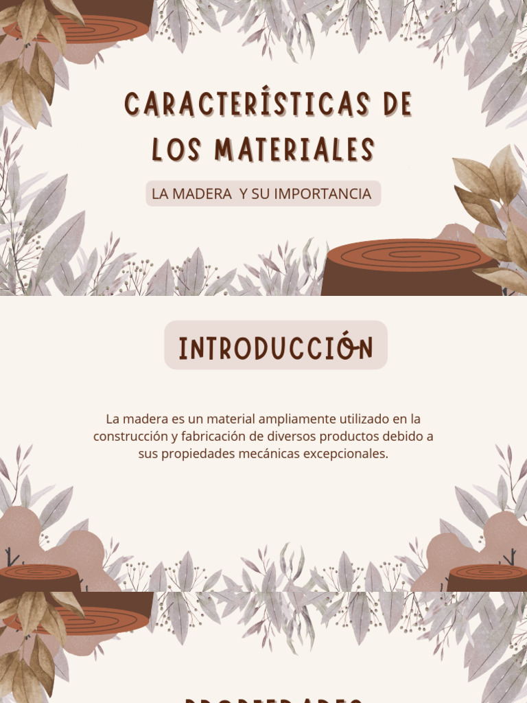 Clase 4 - Madera y Sus Propiedades | PDF | Madera | Temperatura