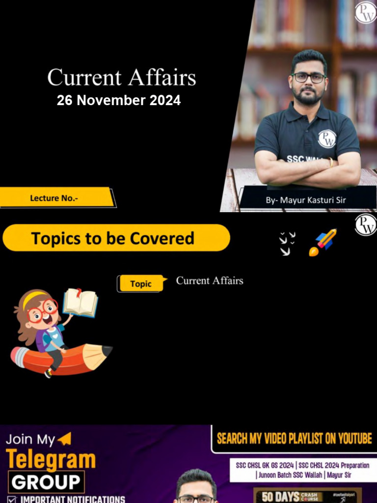 26 November 2024 _ Class Notes | PDF