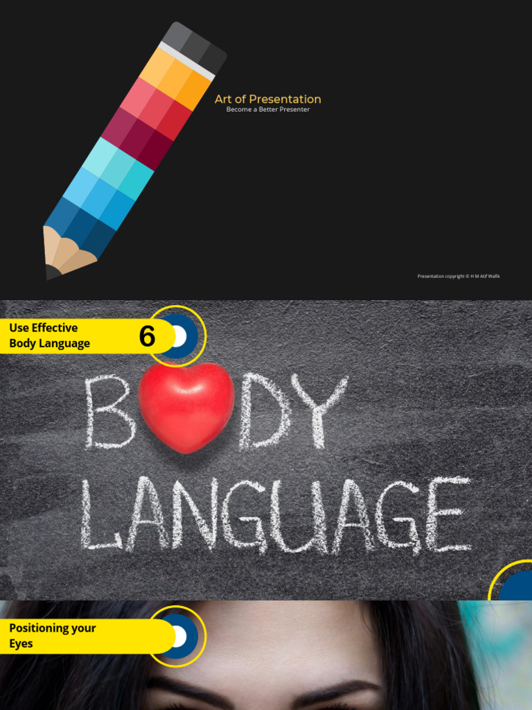 Ch-6 - Effective Body Language - Art of Presentation | PDF