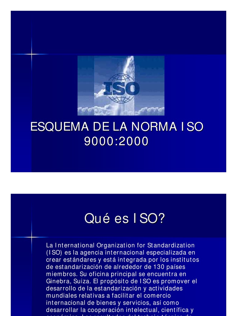 ISO 9000:2000 - Fundamentos y Normas | PDF | Gestión de la calidad ...