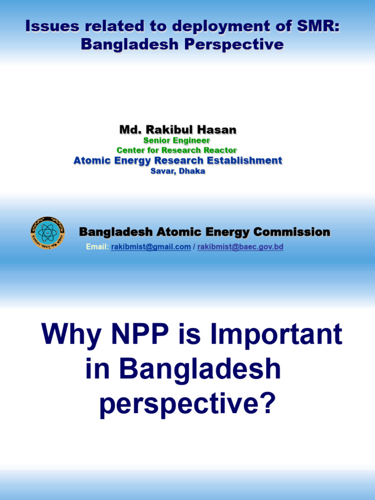SMR Deployment Challenges in Bangladesh | PDF | Electricity Generation ...
