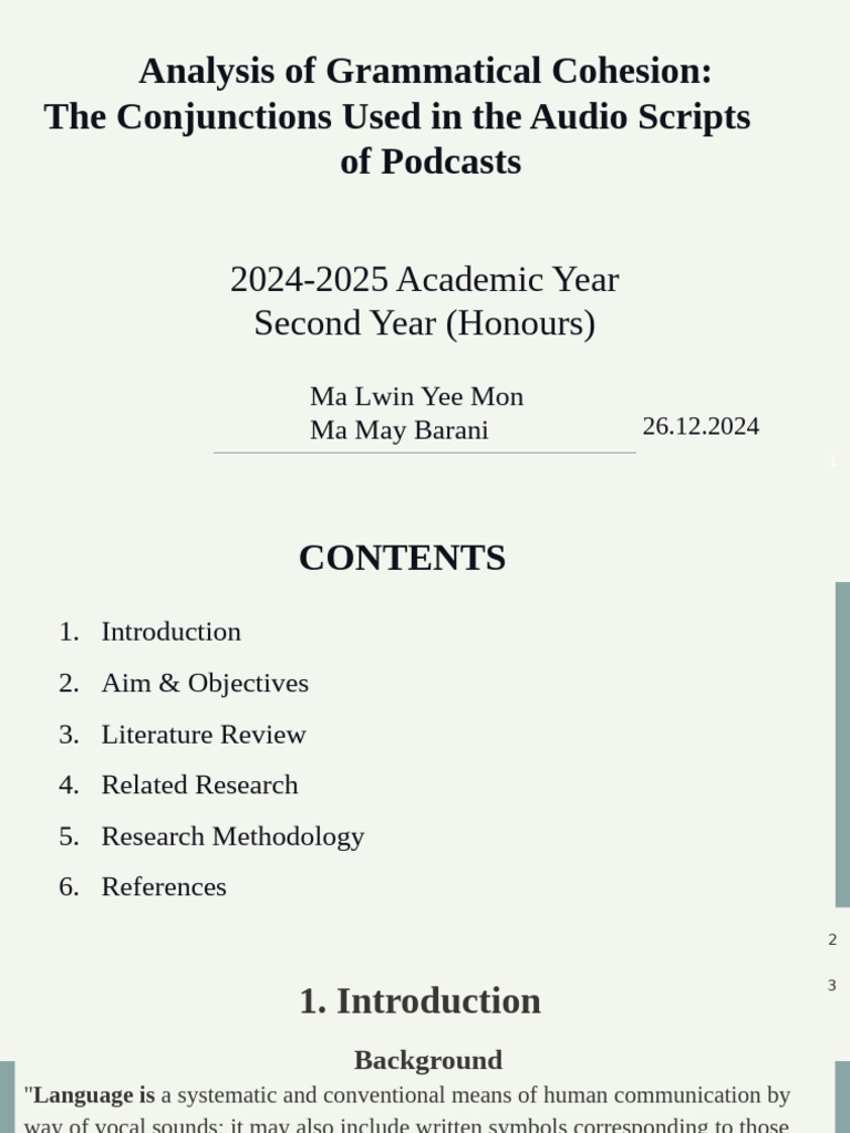 Conjunctions Used in Podcast Box Set | PDF | Semantics | Grammar