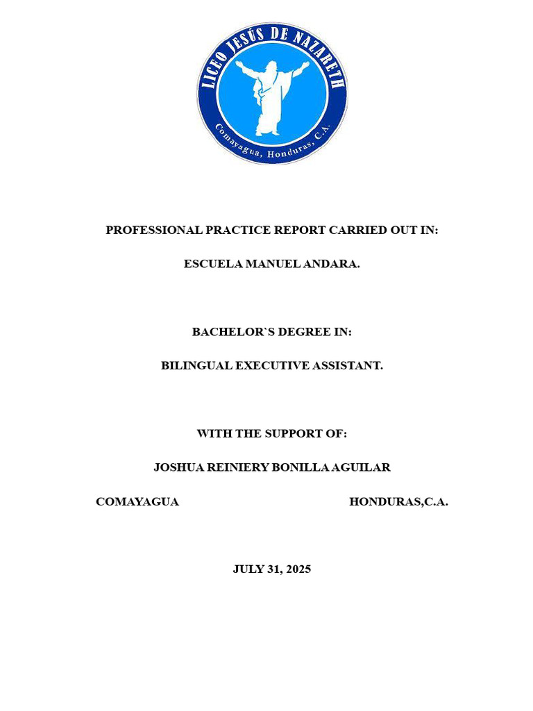 Professional Practice Report - Joshua Bonilla(1) 24 | PDF | Teachers ...
